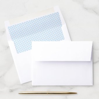 Baby Blue Envelope Liner | Zazzle