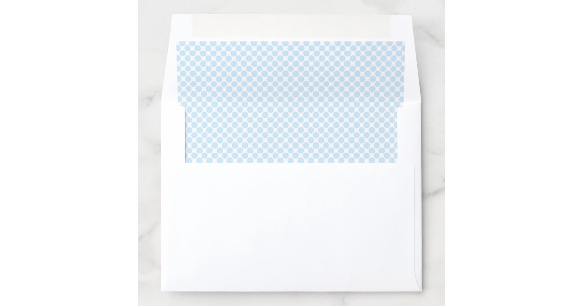 Baby Blue Envelope Liner | Zazzle