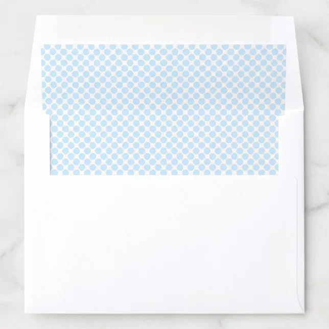 Baby Blue Envelope Liner | Zazzle