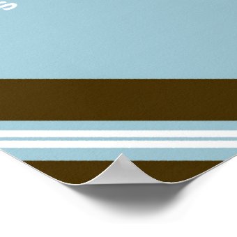 Baby Blue King Collage Wall Art Poster | Zazzle