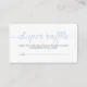 Baby Blue Script Baby Shower Raffle Ticket Insert | Zazzle