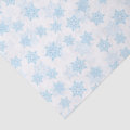 Baby Blue Snowflakes White Christmas Tissue Paper | Zazzle