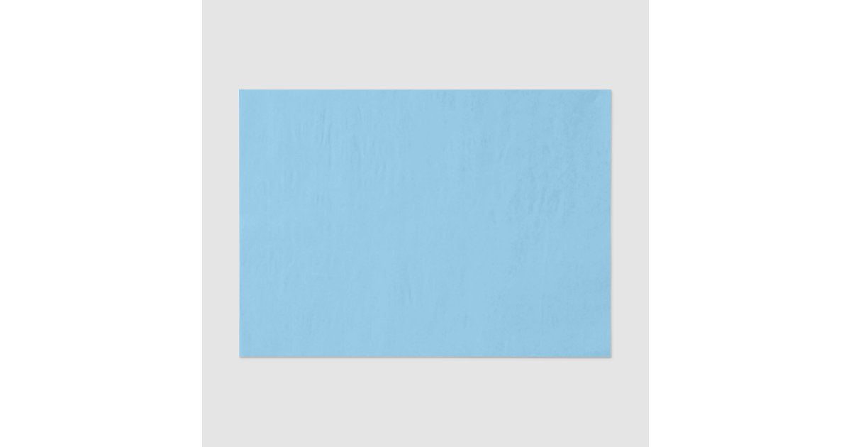 Baby blue (solid color) tissue paper | Zazzle