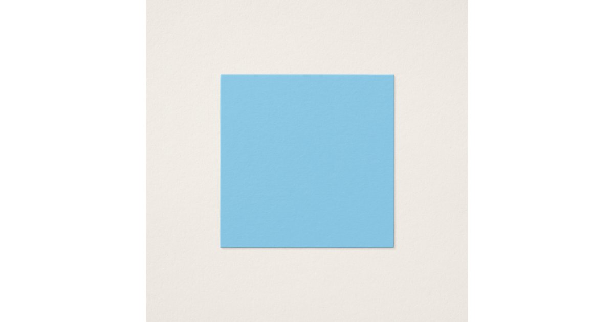 Baby Blue Square Profile Card | Zazzle