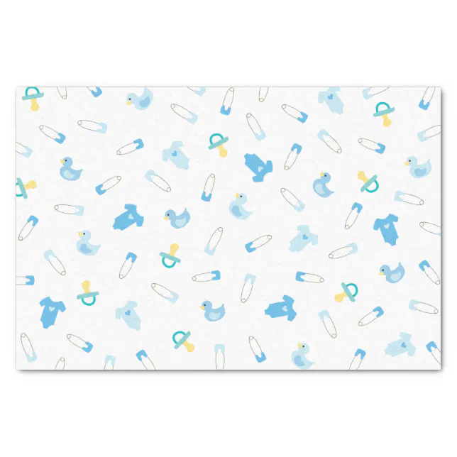 Baby Blue Tissue Paper | Zazzle