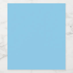 Baby Blue Wine Label | Zazzle