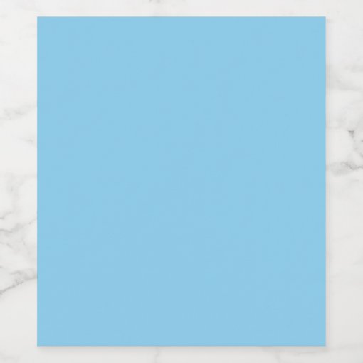 Baby Blue Wine Label | Zazzle