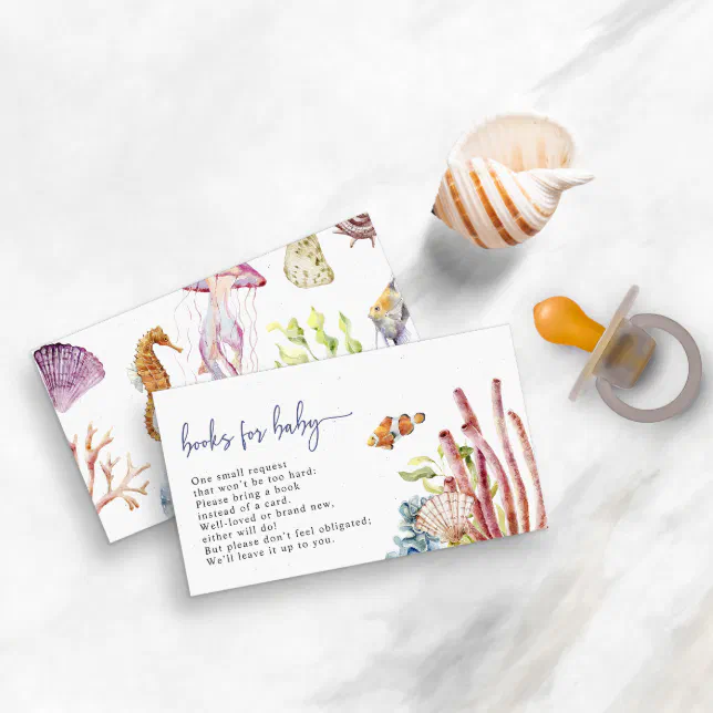 Baby Books Enclosure Card | Zazzle