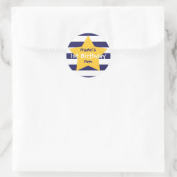 Baby Boy 1st Birthday Sticker | Zazzle