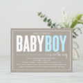 Baby Boy | Baby Shower Invite | Zazzle