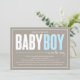 Baby Boy | Baby Shower Invite | Zazzle