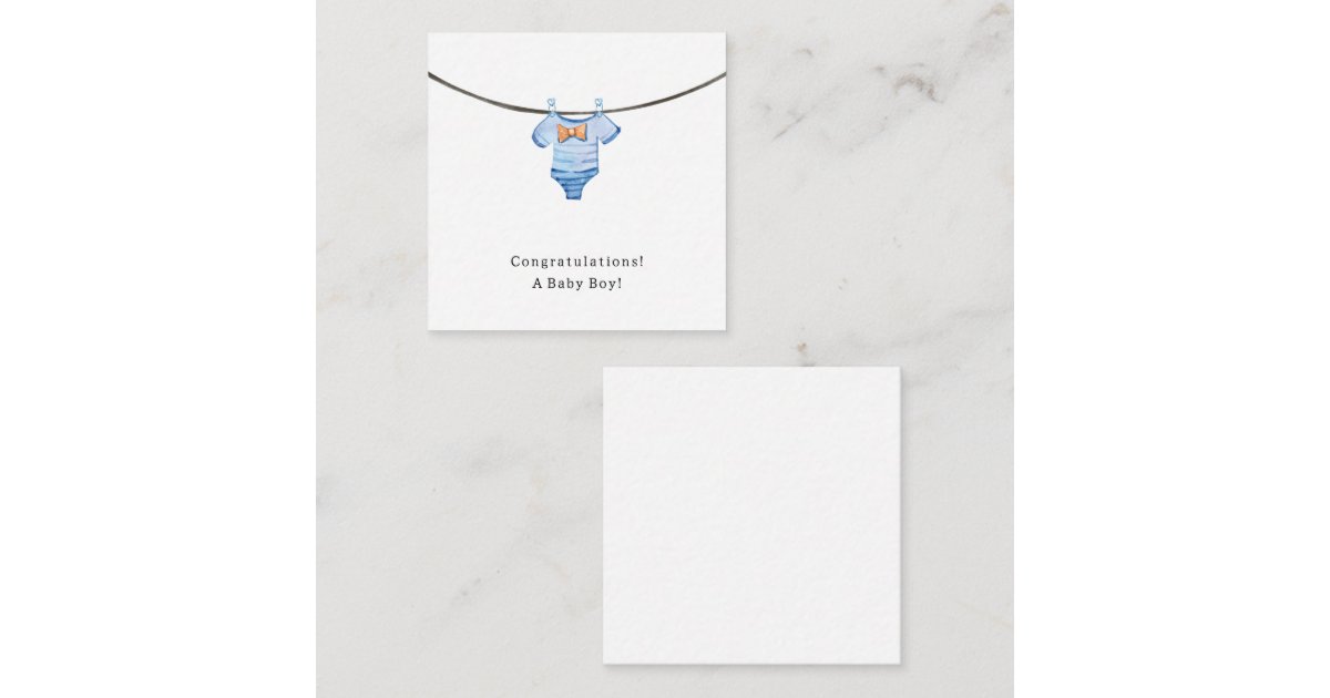 Baby Boy Congratulations Newborn Birth Card | Zazzle