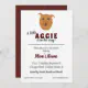 Baby Boy Dog Maroon Baby Shower Invitation | Zazzle