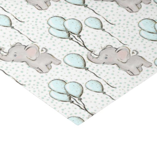 Baby Boy Elephants Tissue Paper | Zazzle