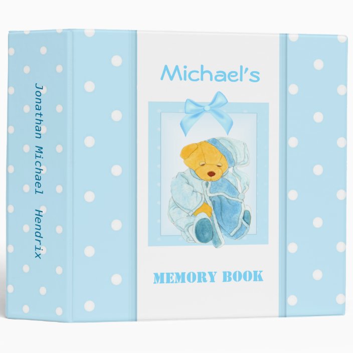 Baby Boy Memory Book Binder | Zazzle.com