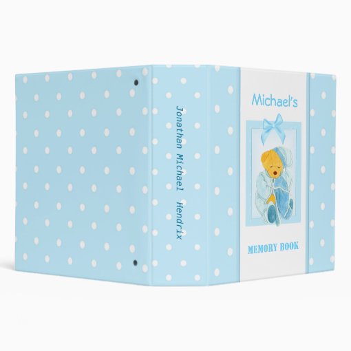 Baby Boy Memory Book Binder | Zazzle