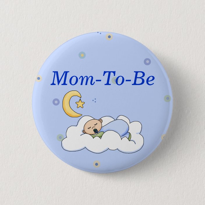 Baby Boy Shower Mommy Pin Button | Zazzle.com
