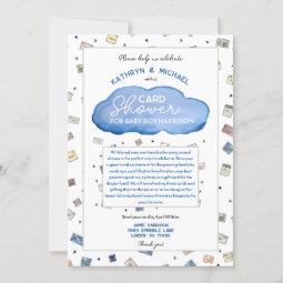 Baby Boy Sprinkle Card Shower | Zazzle