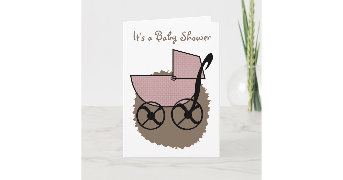 Baby Buggy Card | Zazzle