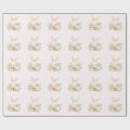 Baby Bunny Rabbit Baby Shower Wrapping Paper | Zazzle