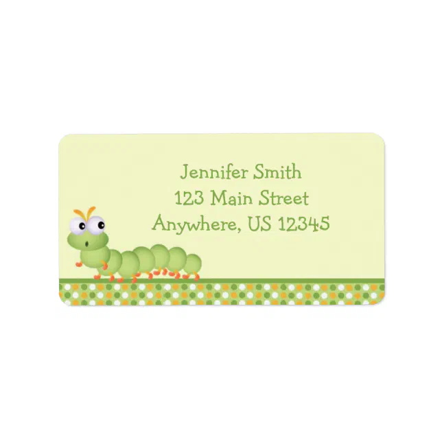 Baby Centipede Label | Zazzle