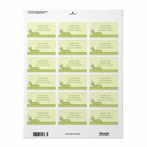 Baby Centipede Label | Zazzle