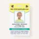 Baby Child Photo Name ID Identification Card Badge | Zazzle