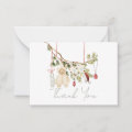 Baby Clothes Laundry Baby Shower Thank You Note Card | Zazzle