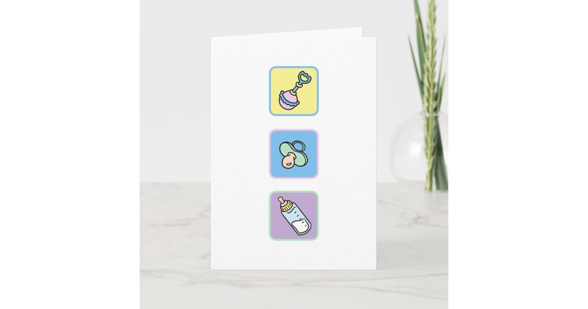 Baby Congratulations for new or expectant parents Card | Zazzle