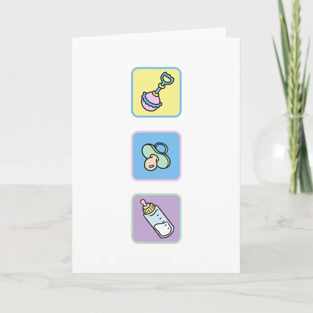Baby Congratulations for new or expectant parents Card | Zazzle