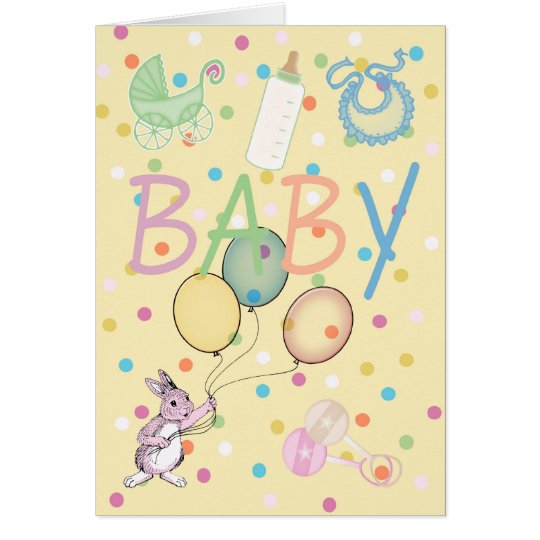 Baby congratulations new baby card | Zazzle.com