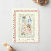 Baby Consecration Prayer to Virgin Mary Note Card | Zazzle