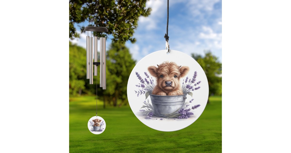 Baby Cow Wind Chime | Zazzle