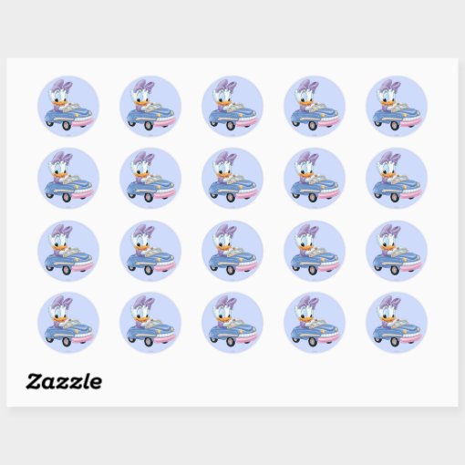 Baby Daisy Duck Classic Round Sticker | Zazzle