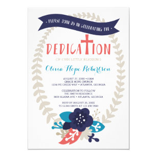 Baby Dedication Invitations | Zazzle