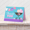 Baby Doll Folding Thank You Cards | Zazzle