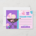 Baby Doll Thank You Cards with Envelopes | Zazzle