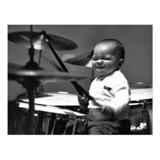 Baby Drummer Postcard | Zazzle.com