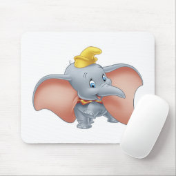 Baby Dumbo walking Mouse Pad | Zazzle