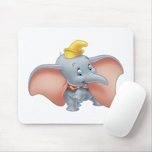 Baby Dumbo walking Mouse Pad | Zazzle