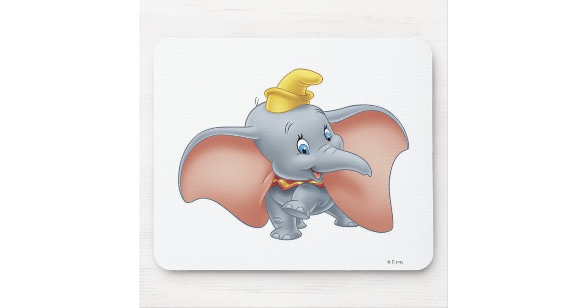 Baby Dumbo walking Mouse Pad | Zazzle