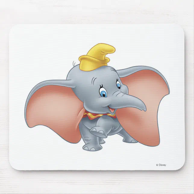 Baby Dumbo walking Mouse Pad | Zazzle