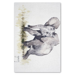 Baby Elephant Tissue Paper | Zazzle