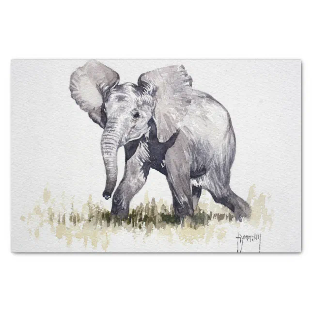 Baby Elephant Tissue Paper | Zazzle