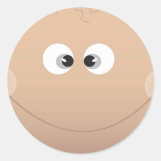 Baby Face Stickers | Zazzle