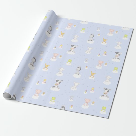 Baby Farm Animals Wrapping Paper | Zazzle.com