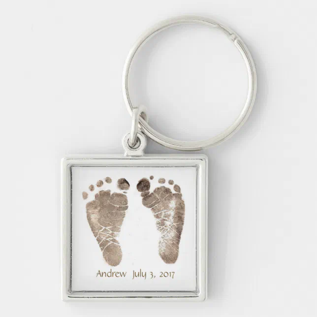 Baby Feet Key Chain Design Your Own! | Zazzle