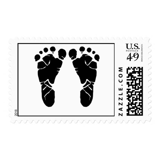 Baby Feet Postage Stamp | Zazzle