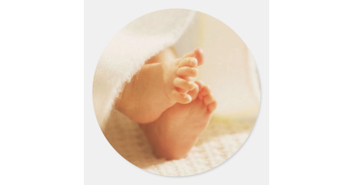 Baby Feet stickers | Zazzle
