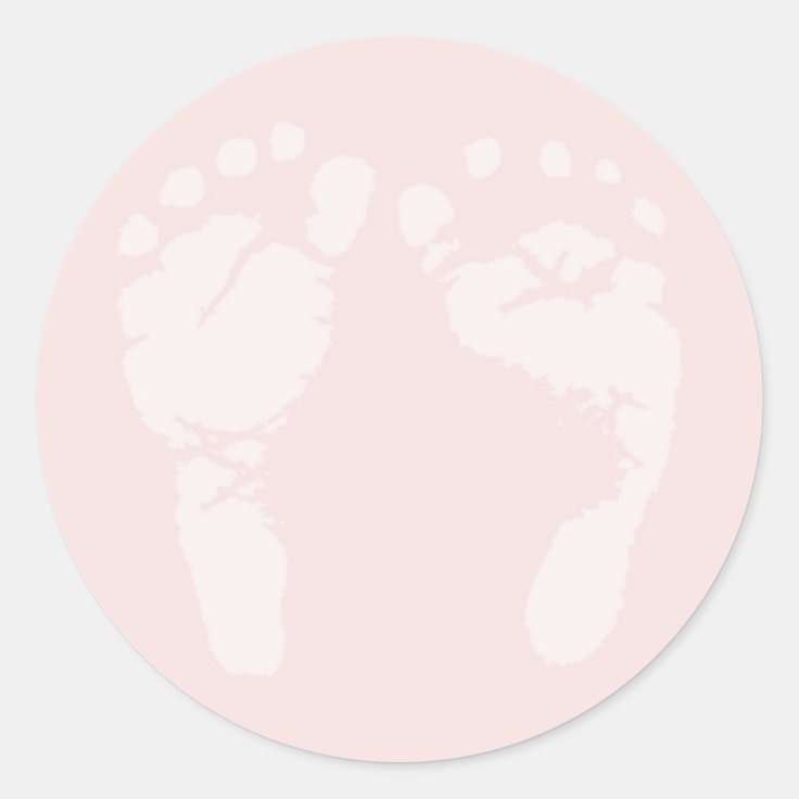 Baby Feet Stickers | Zazzle